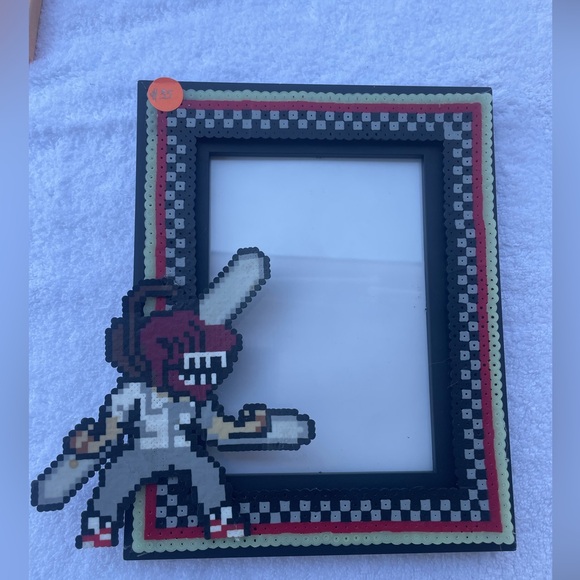 Wall Decor | Perler Bead Photo Frame | Poshmark